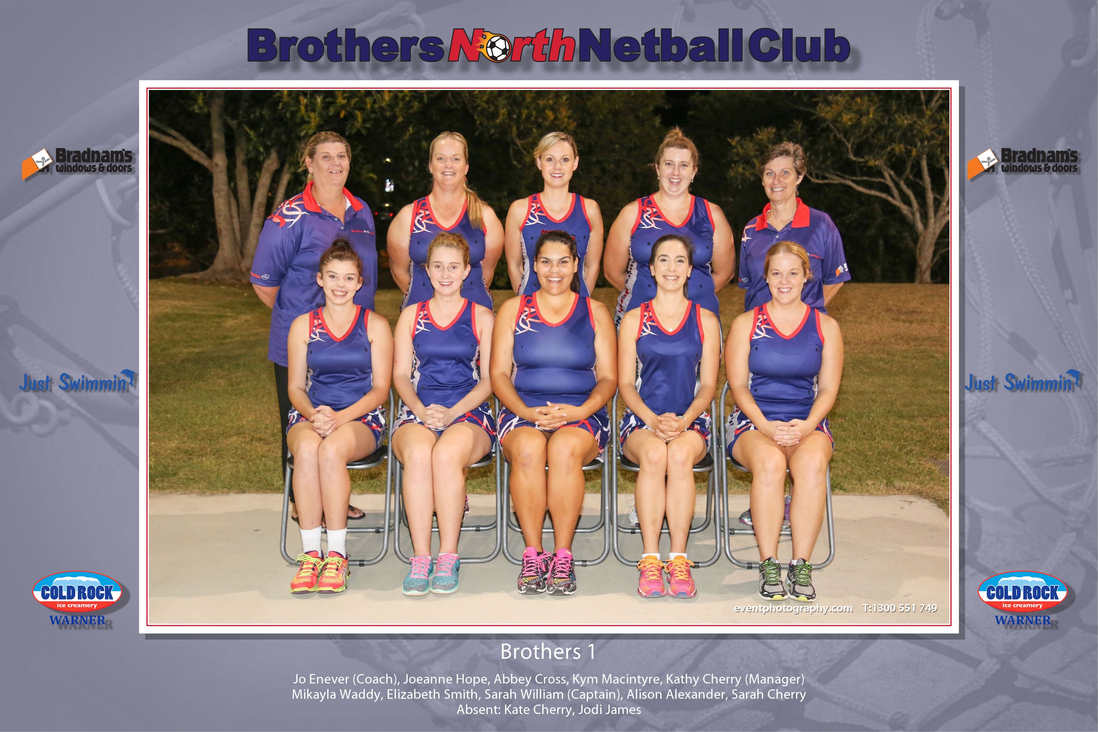 2016 Team Photos – Brothers North Netball