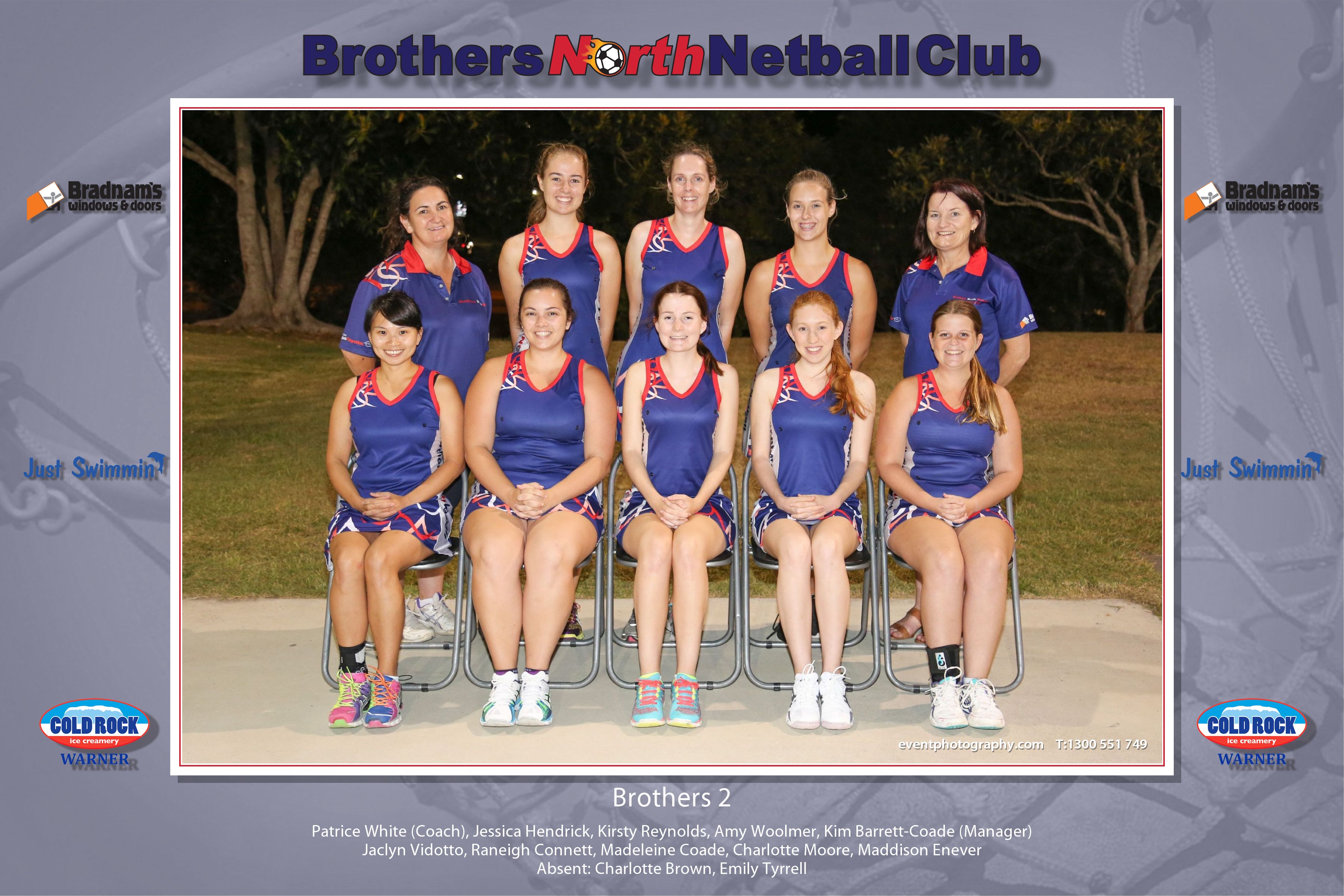2016 Team Photos – Brothers North Netball