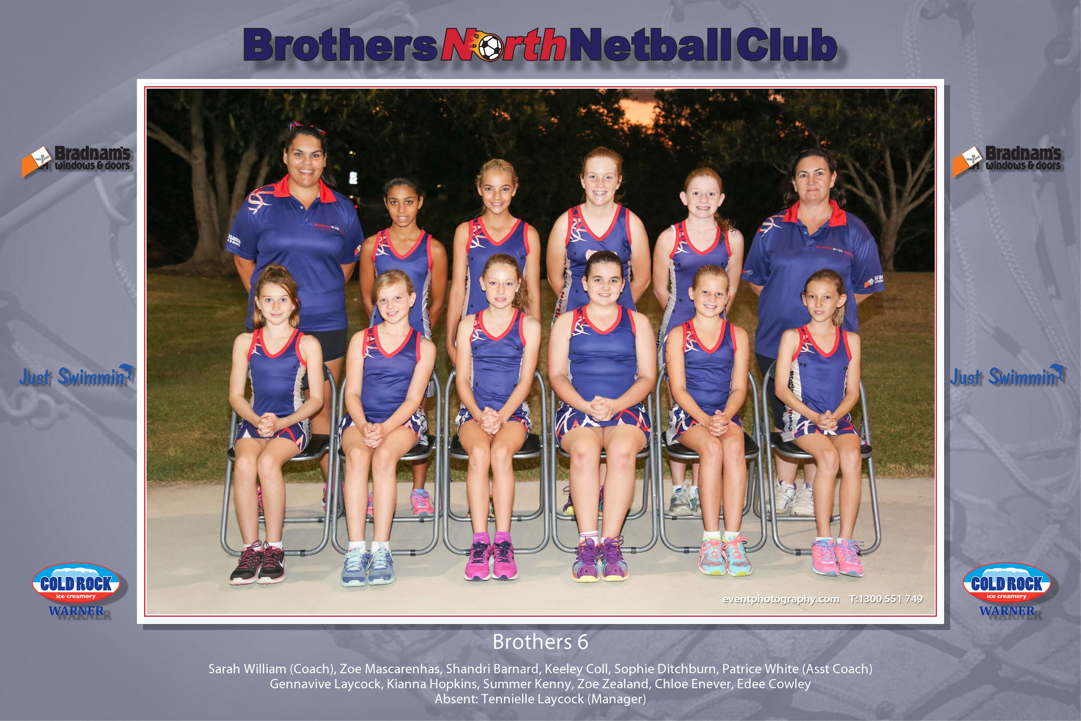 2016 Team Photos – Brothers North Netball