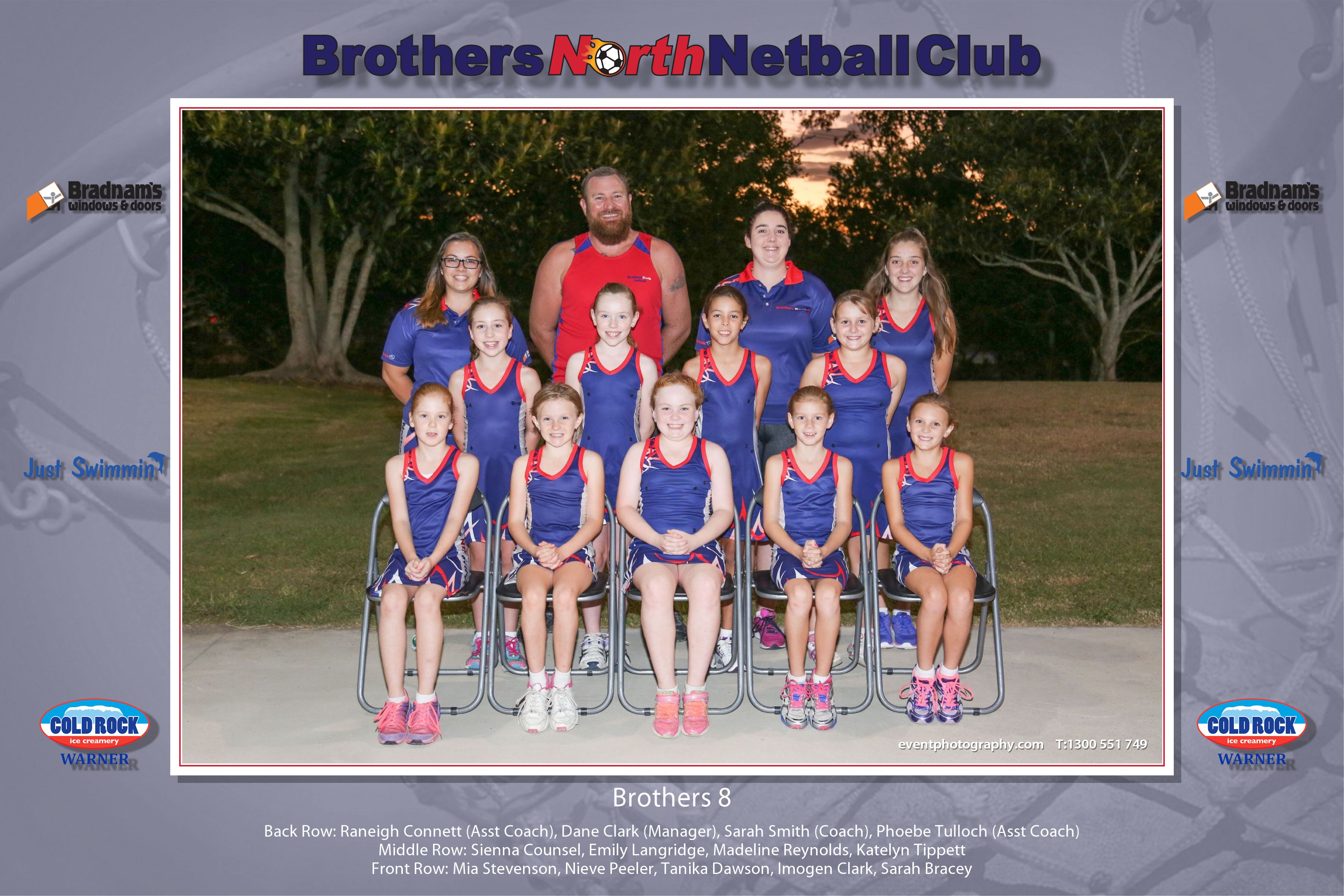 2016 Team Photos – Brothers North Netball