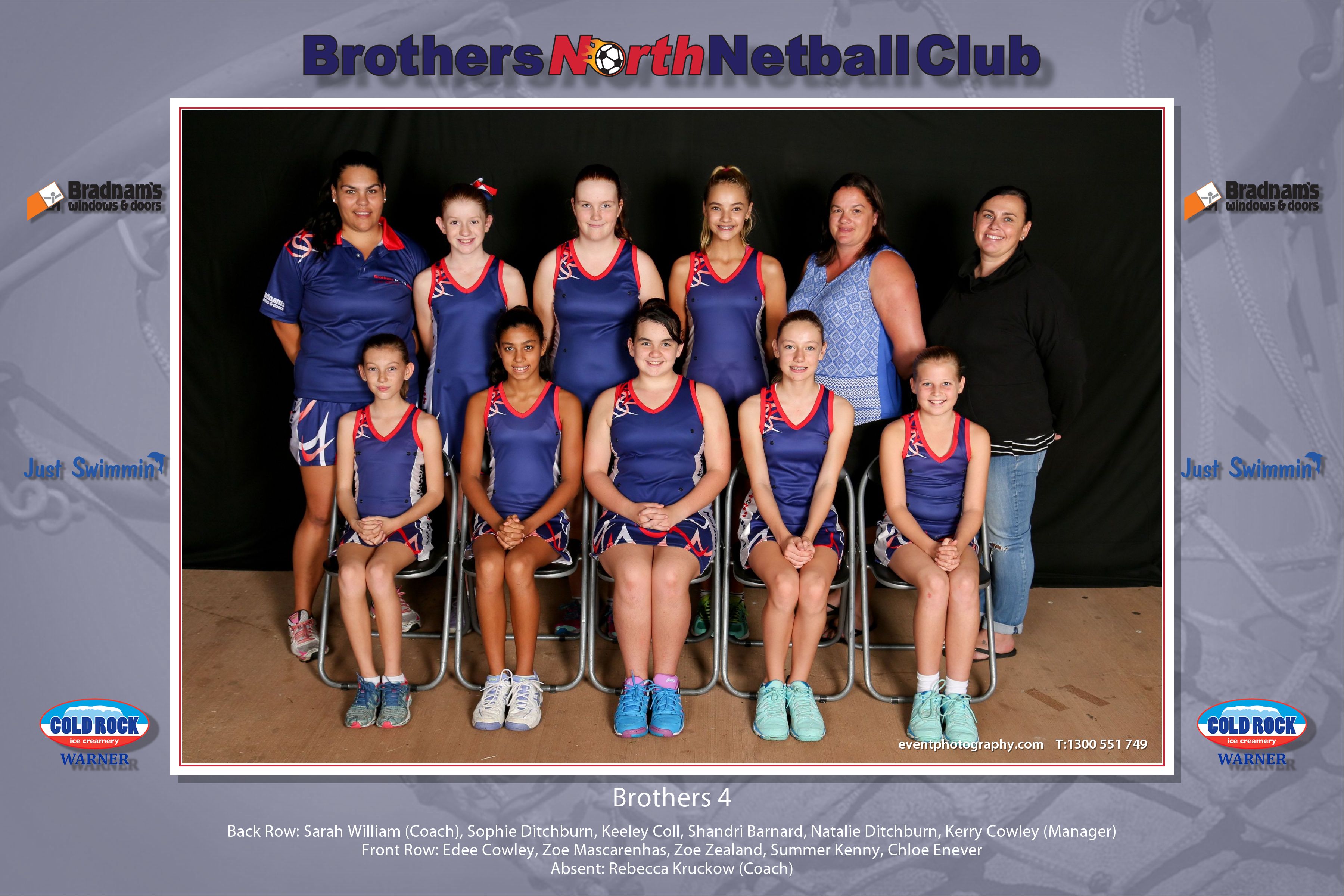 2017 Team Photos – Brothers North Netball